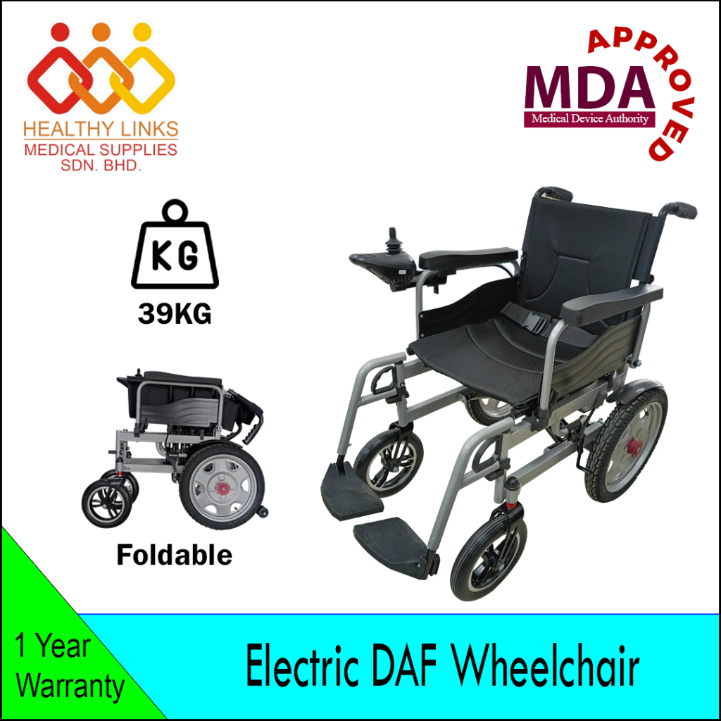[MDA Approved] Foldable Steel Electric Flip Up Armrest and Detachable ...