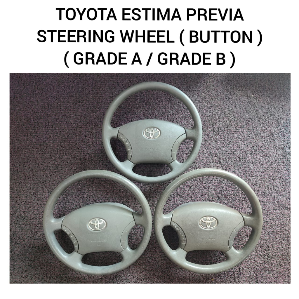 Toyota Steering Wheel ( Button ) For Estima Previa ACR30 Alphard Ipsum ...