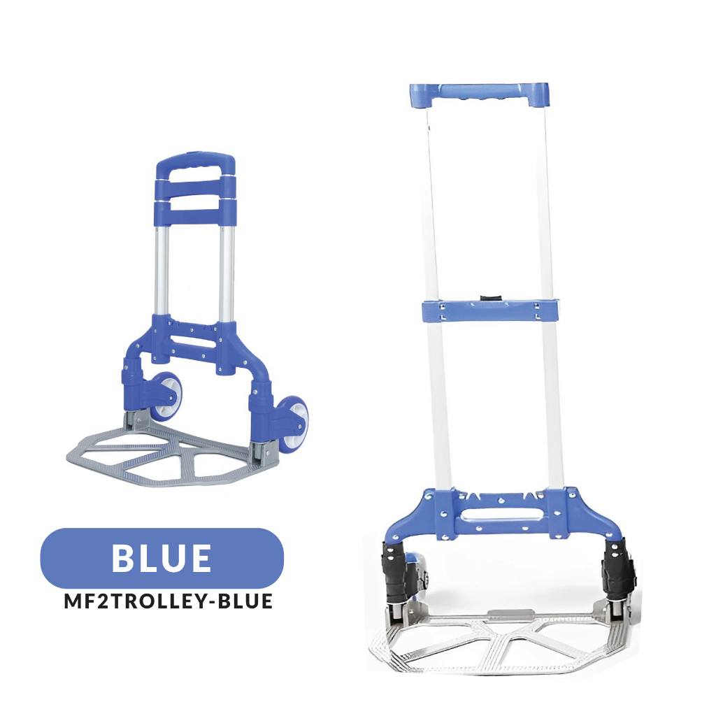 RENODAPUR MF2 Multifunction Folded Trolley Foldable Trolley Shopping ...