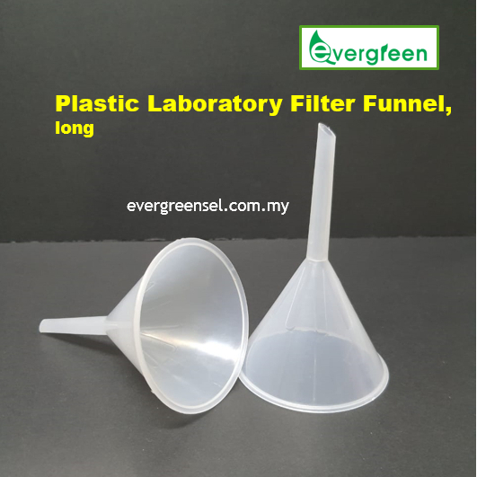 ( READY STOCK ) Plastic Laboratory Filter Funnel LONG NECK 60MM, 75MM ...