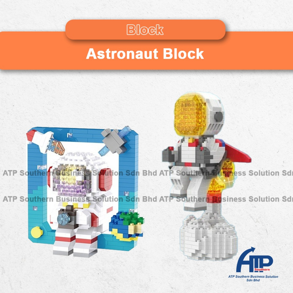 Astronaut Building Blocks DIY Figure Bricks Mini Puzzle Blocks Toys ...