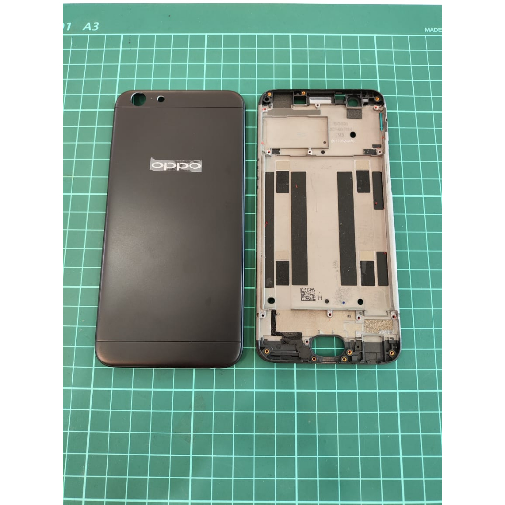 Oppo A57 Housing with On Off + Volume Button , LCD Frame and Sim Tray ...