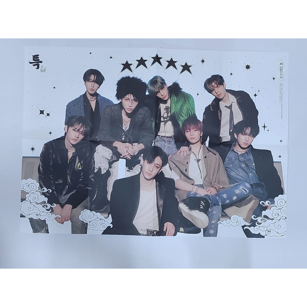 Stray Kids 5 Star Poster Official Rare Collectibles (Free Gift Included ...
