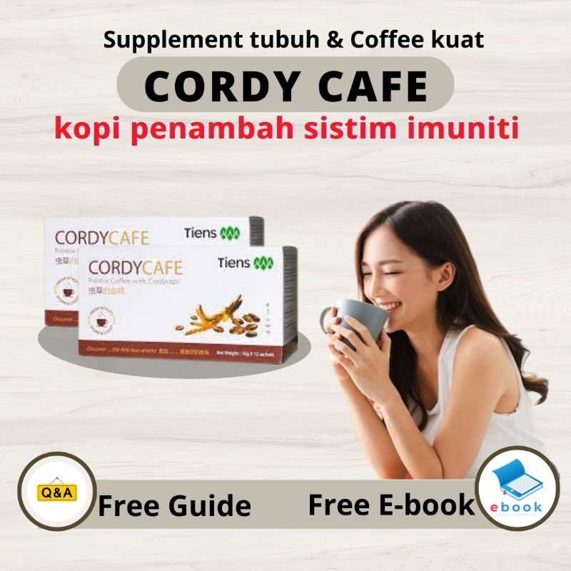 Cordy cafe kopi sihat penambah sistim imuniti - coffee strong man ...