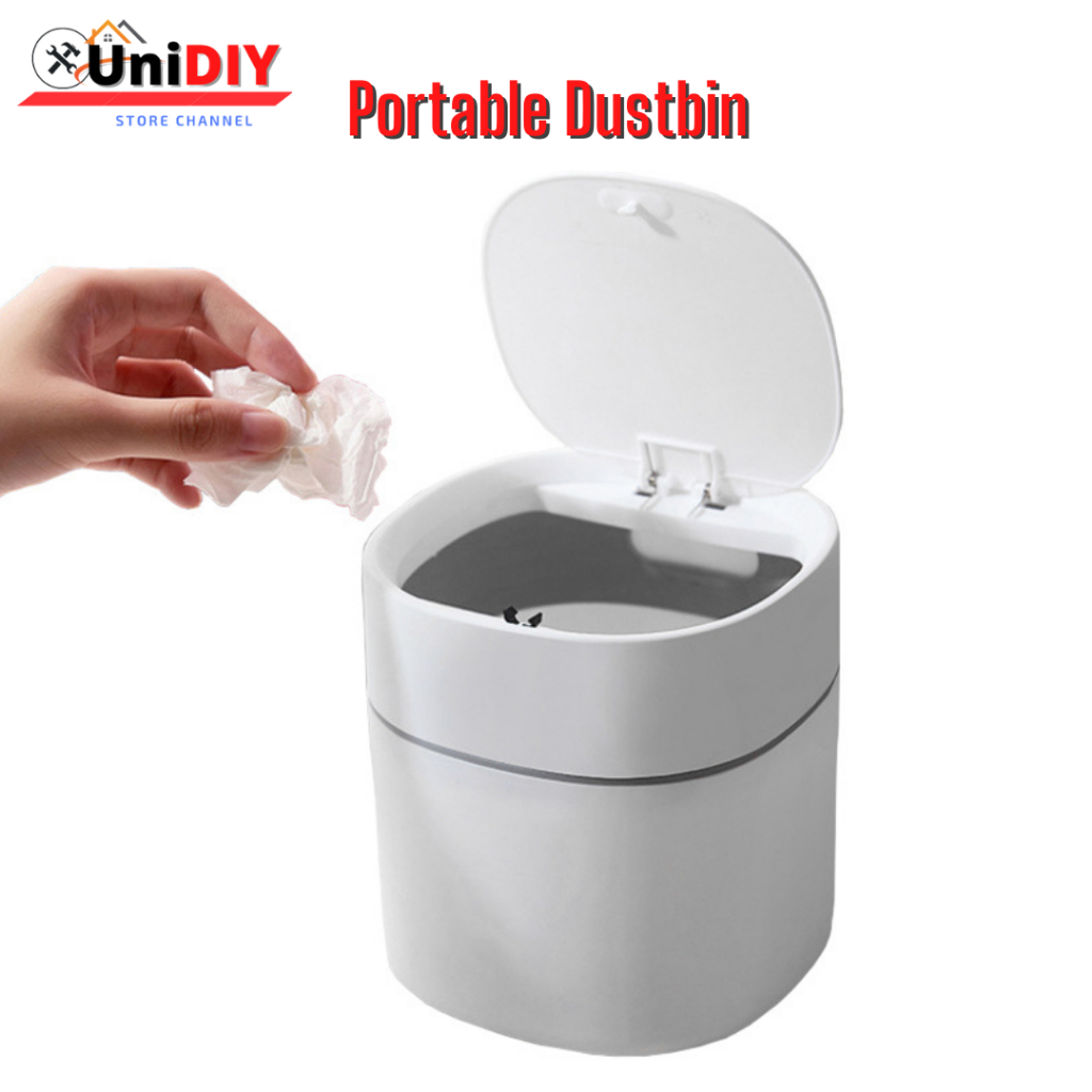 Mini Dustbin Desktop Trash Bin Waste Basket Rubbish Bin Trash Can ...