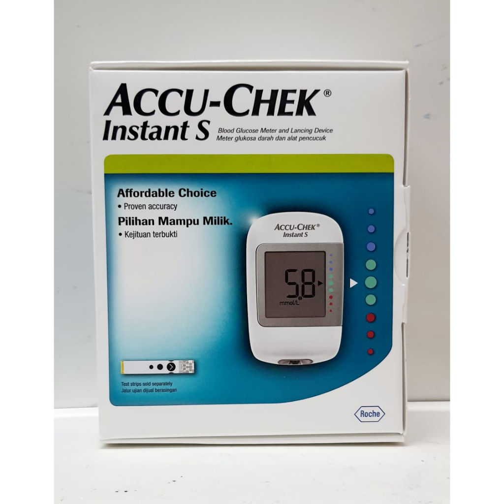 ACCU-CHEK INSTANT S METER KIT (NO STRIPS) | Shopee Malaysia