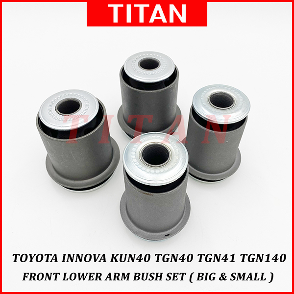 (4pc) Front Lower Arm Bush Set Big & Small Toyota Innova Kun40 Tgn40 ...