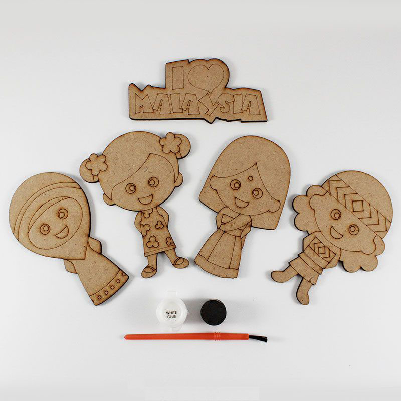 Merdeka Keychain Merdeka DIY Pack Orang Utan Hornbill Merdeka Pinwheel ...