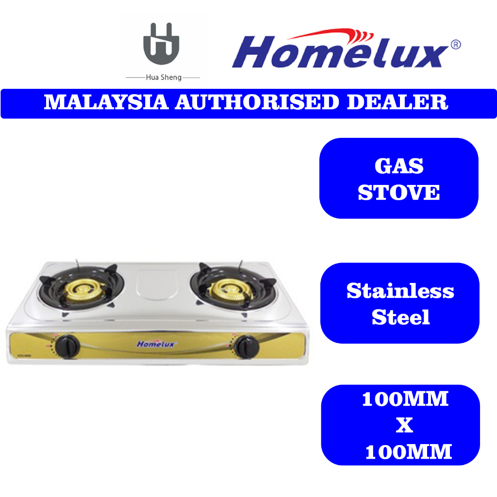 Isonic / HOMELUX Stainless Steel Gas Stove Cooker IGB-001(S/S) | Shopee ...