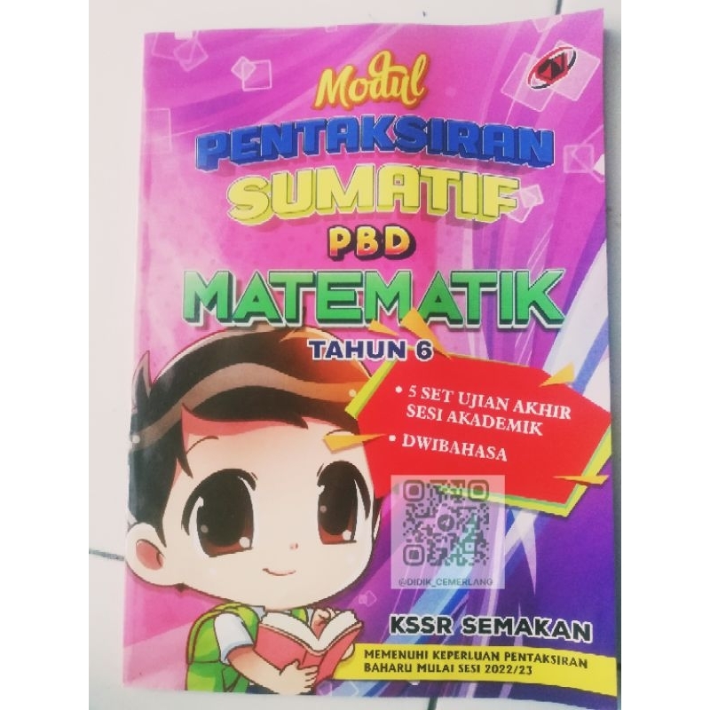 Modul Pentaksiran Sumatif PBD Matematik Tahun 6 UASA Dwibahasa DLP ...