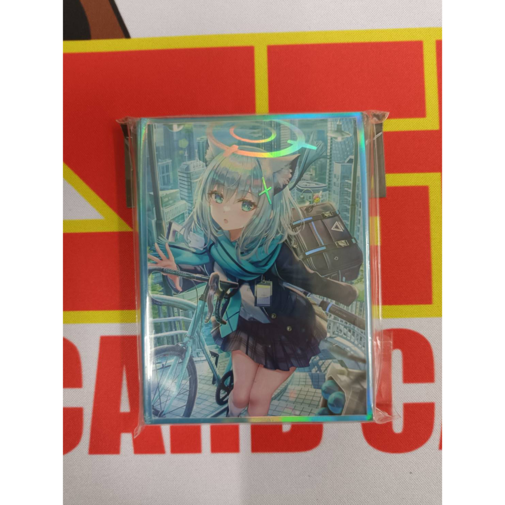 Blue Archive Sunaookami Shiroko Gloss Sleeve 碧蓝档案砂狼白子闪卡套 6.7cmx9.2cm ...