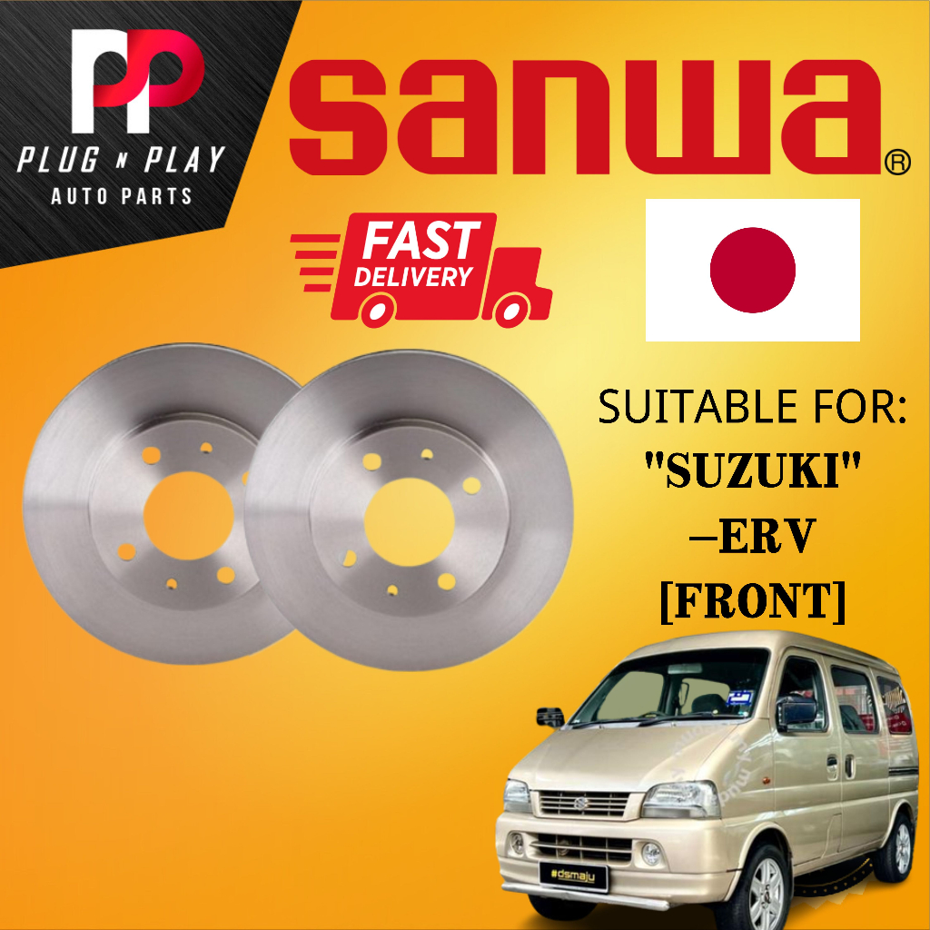 SUZUKI ERV FRONT DISC ROTOR SANWA MADE IN JAPAN READY STOCK | Shopee ...