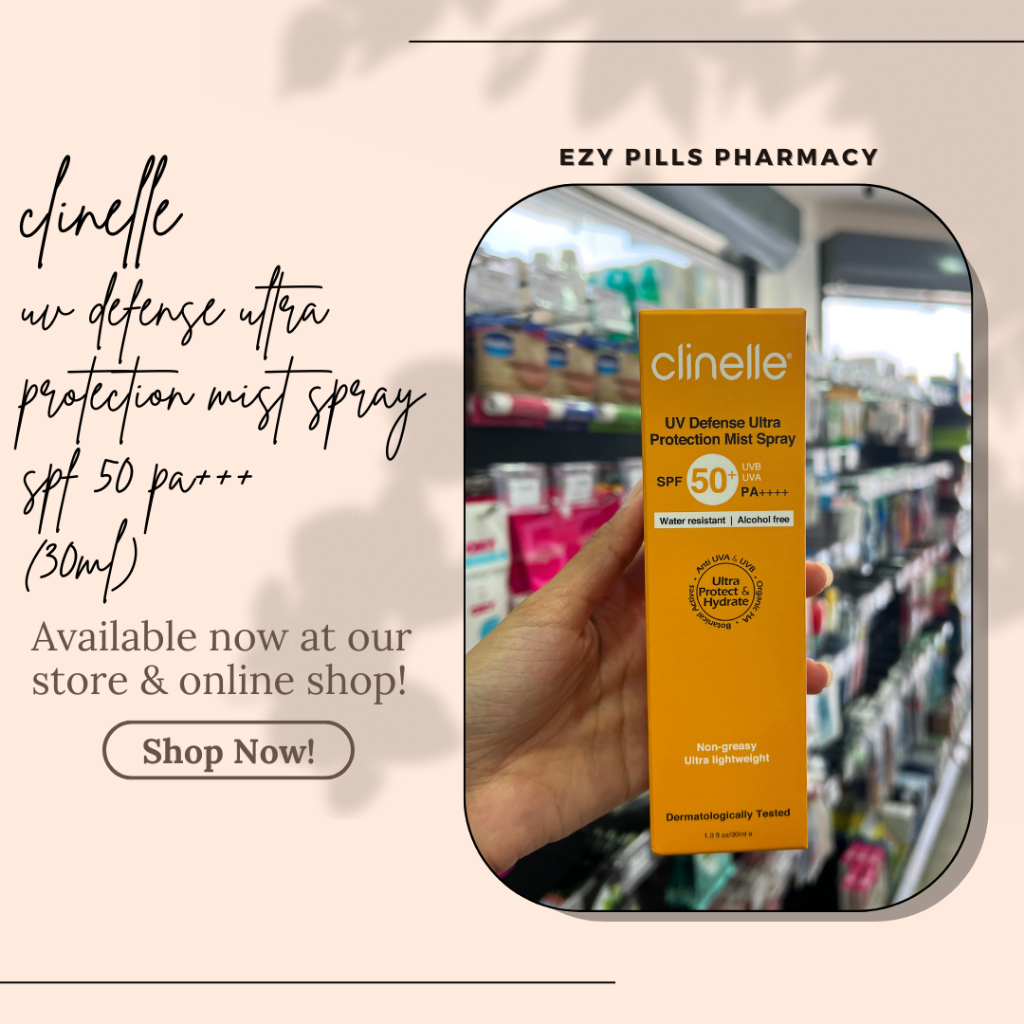 Clinelle UV Defense Ultra Protection Mist Spray SPF50 PA+++ 30ml ...