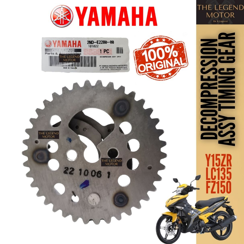 YAMAHA Y15ZR Y15 LC135 LC 135 FZ150 Decompression Assy Cam Shaft Timing ...