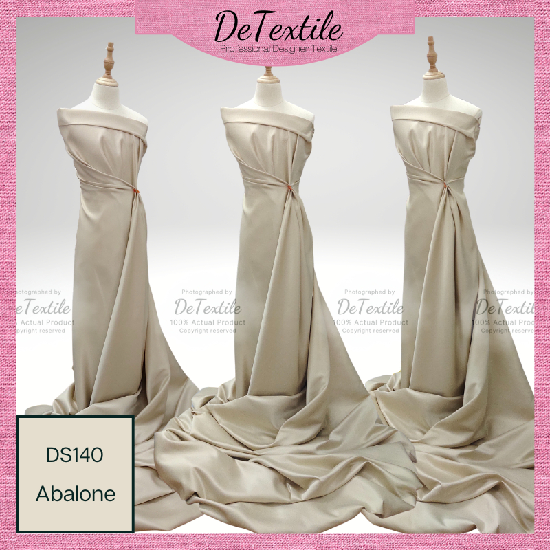 DeTextile Heavy Premium Duchess Satin Bridal Satin Fabric for Wedding ...