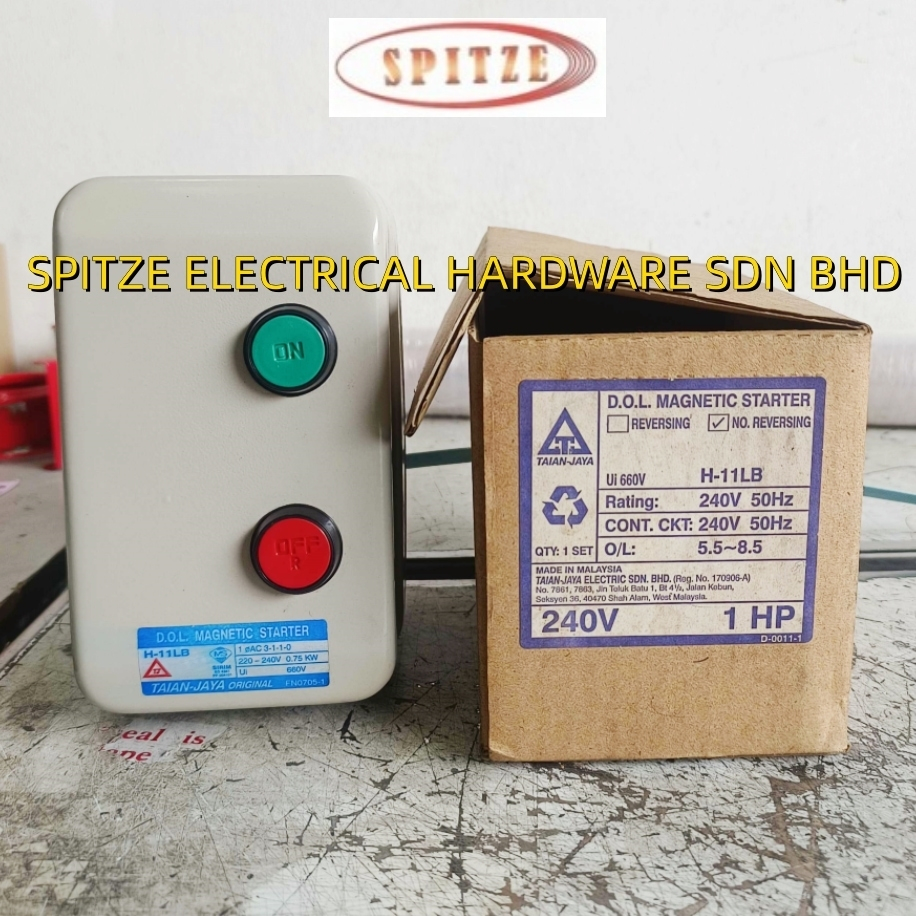 1HP 2HP 5HP (TAIAN) DOL MAGNECTIC STARTER / DOL AIR COND TAIAN JAYA ...