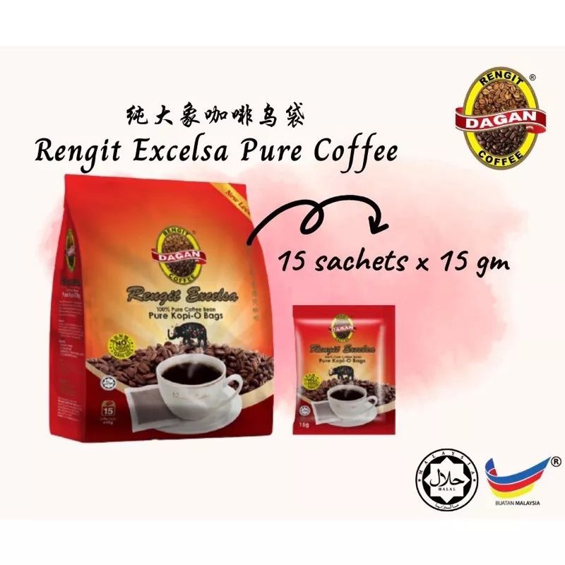 [Ready Stock] DAGAN RENGIT COFFEE 龙引(家园)香种纯大象咖啡 Rengit Excelsa Pure ...