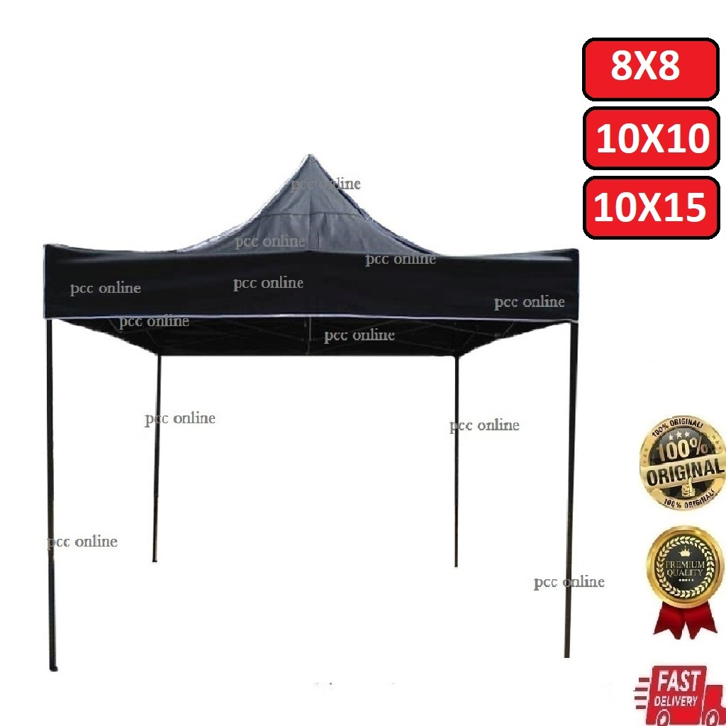 Kanopi Pasar Malam Bazaar Ramadan Besi Berat | Canopy Full Set 8X8 ...