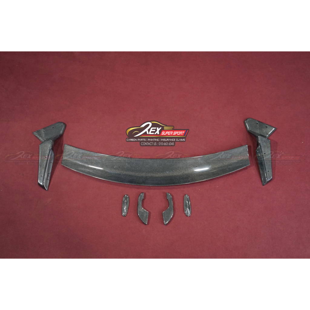 MINI Cooper S JCW F55 F56 Rear Spoiler GM Real Carbon Fiber | Shopee ...
