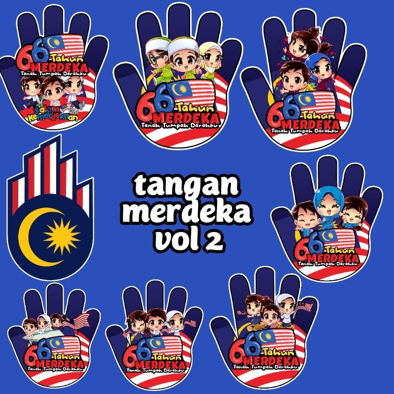 lambaian tangan merdeka vol 2 (tanpa laminate) | Shopee Malaysia