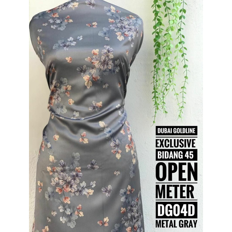 KAIN PASANG DUBAI SILK GOLD LINE EMBOSS KAIN ELA ROYAL SATIN ITALIAN ...