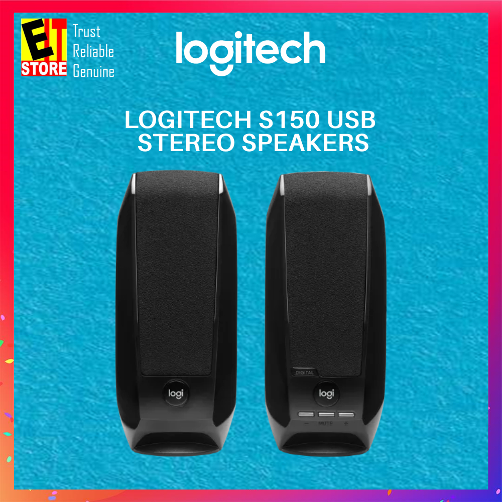 Logitech S150 USB Stereo Speakers FOR DESKTOP & LAPTOP (1 YEAR WARRANTY ...