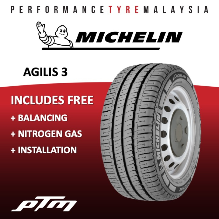 14 15 16 17 inch Michelin Agilis 3 Commercial Tyre (Free Installation/Delivery) | Shopee Malaysia