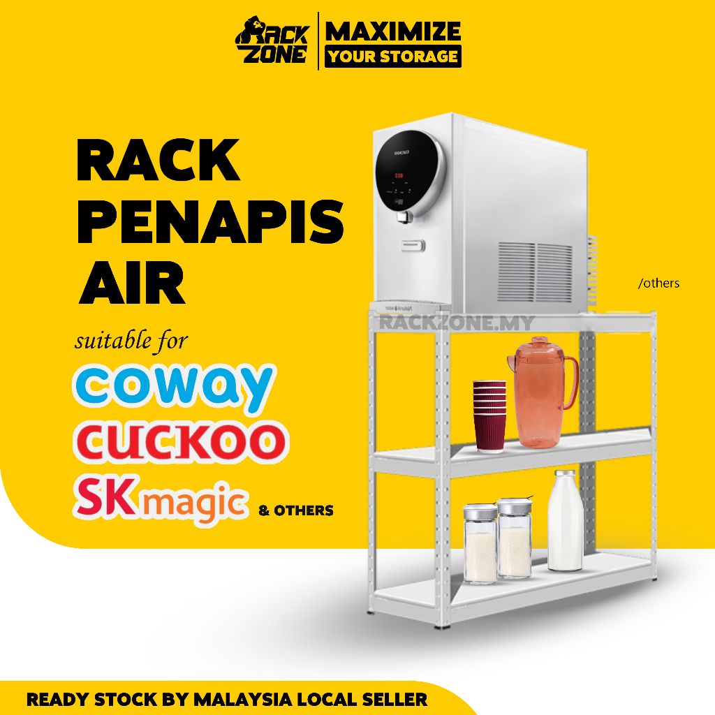 RACKZONE Rak Meja Coway Cuckoo Rack Water Filter Rak Coway Penapis Air ...