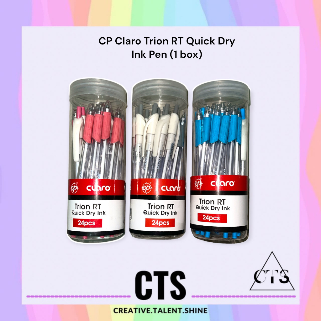 CP Claro Trion RT Quick Dry Ink Pen (1 box) | Shopee Malaysia