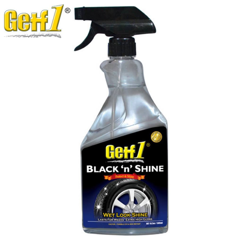 Getf1 Black N Shine Wet Look Tyre Wax Tire gel black shine silicone wax ...