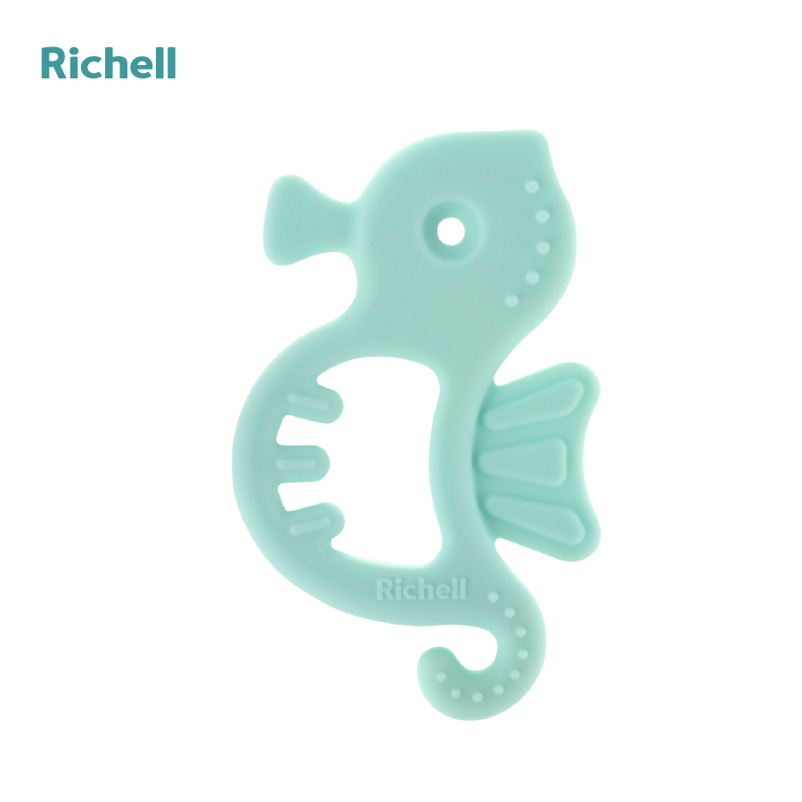 Richell 100% Silicone Gums/Teething Ring ( Whale , Seahorse , Clownfish ...