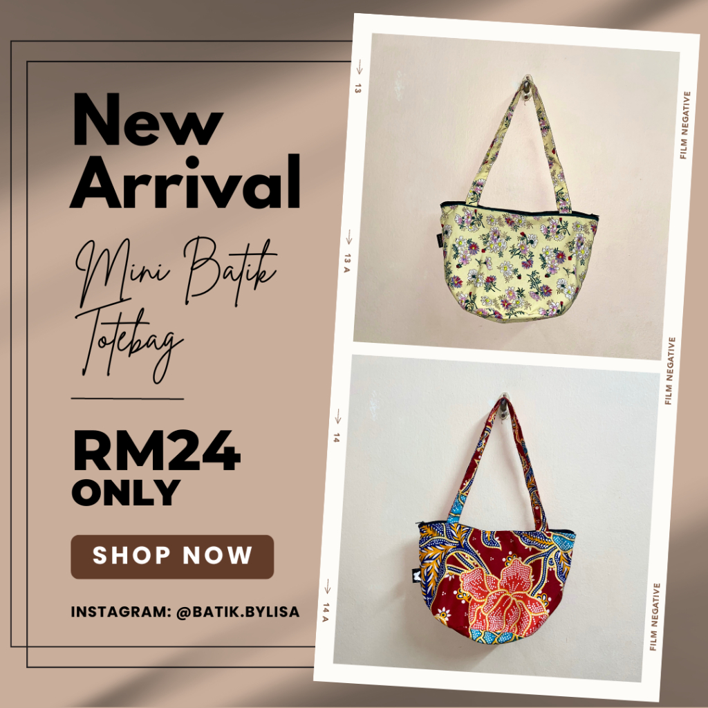 [NEW ARRIVAL] HANDMADE Mini Batik Totebag Beg Telekung Murah Viral ...