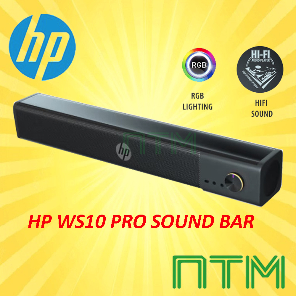 HP WS10 PRO SOUNDBAR SPEAKER | Shopee Malaysia