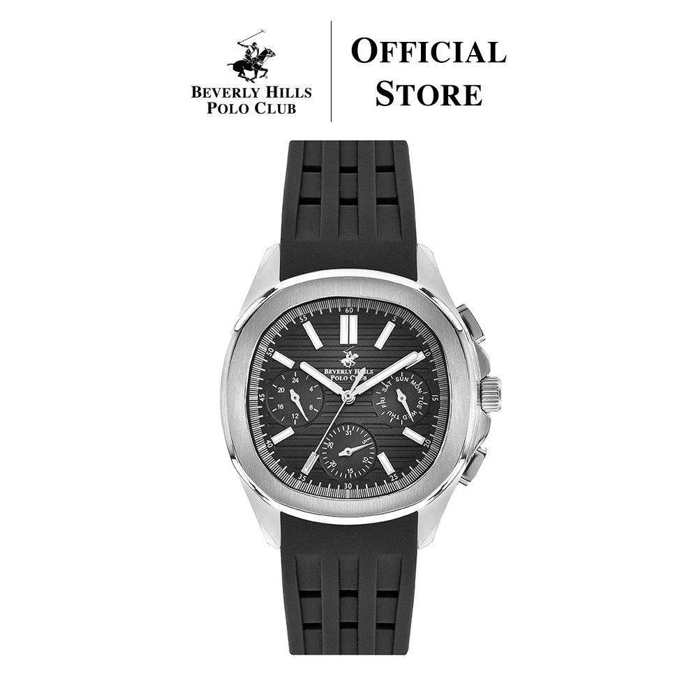 Beverly Hills Polo Club BHPC Men's Rubber Quartz Watch BP3211X | Shopee ...