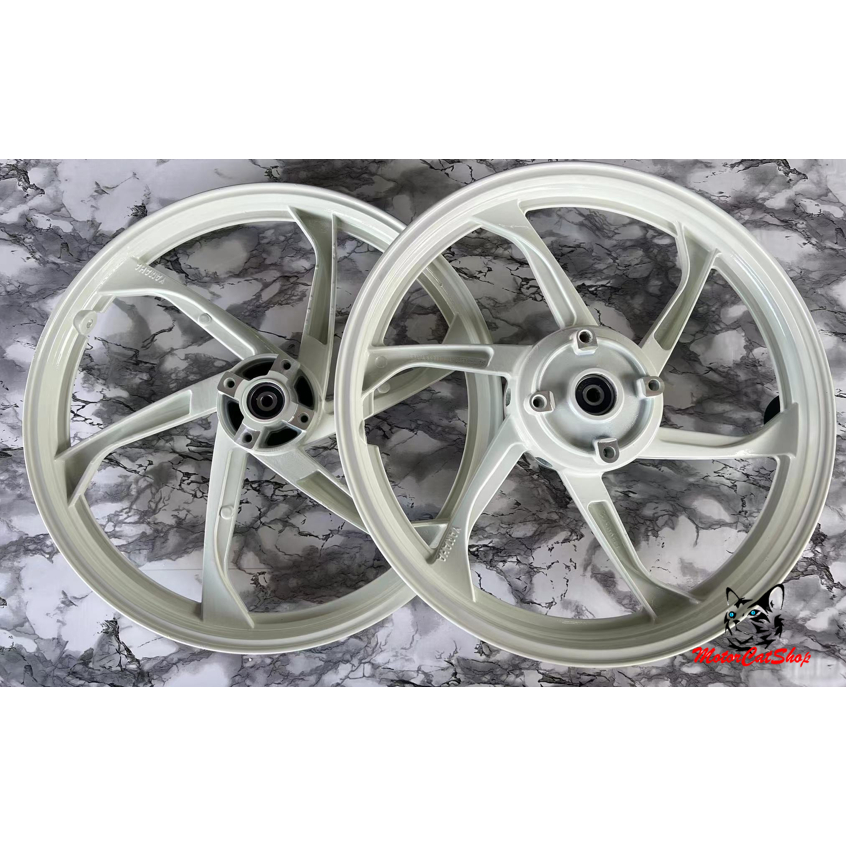 Enkei Sport Rim 6 Batang Yamaha Y125 (Putih), 6 Batang Y125 (White ...