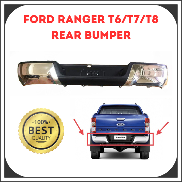 FORD RANGER T6 T7 T8 (2012-2021) HIGH QUALITY REAR OEM BUMPER REAR ...