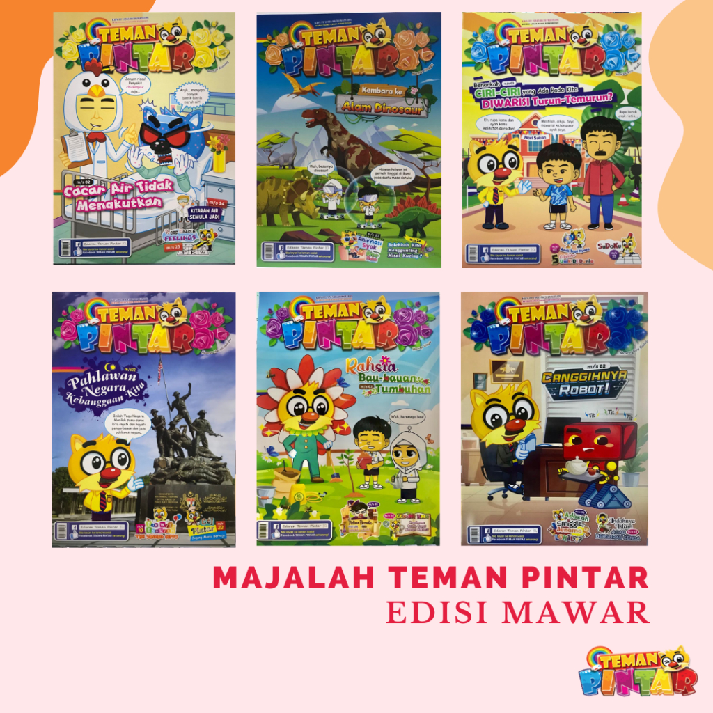 Majalah Teman Pintar Edisi Mawar > Buku Bacaan Kanak-kanak | Shopee ...