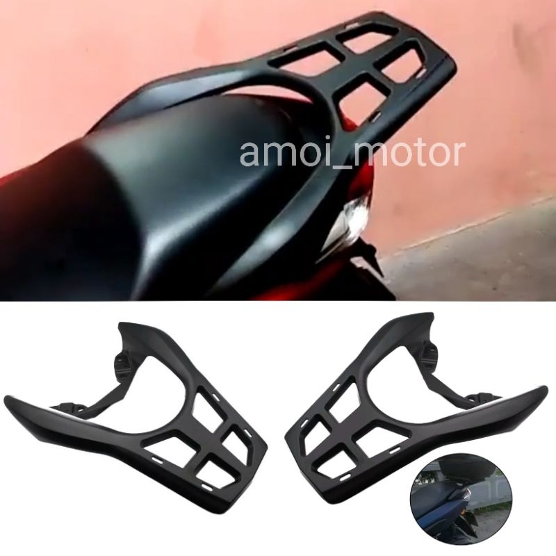 NMAX V1 V2 V3 ALLOY BOX CARRIER TOP BOX RACK REAR LUGGAGE RACK HEAVY DUTY | Shopee Malaysia