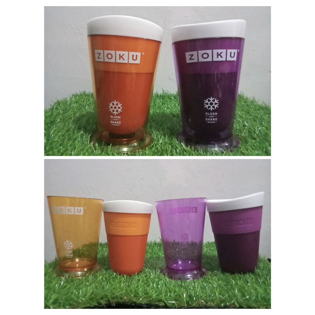 Original ZOKU slush and shake ice blended maker cup instant freeze ...