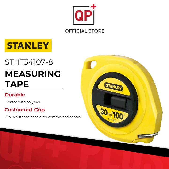 STANLEY STEEL LONG TAPE MEASURING 30METER/100' TAPE TALI UKUR TALI TAPE ...