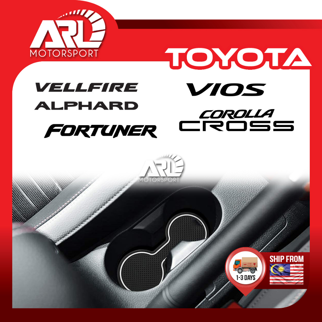 Toyota Vios Fortuner Alphard/Vellfire Cross Anti Slip Rubber Mat ...