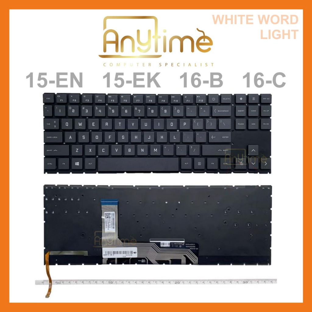 HP 15-EN 15-EK 16-B 16-C Keyboard hp TPN-Q236 Q265 Q267 Q238 white word ...