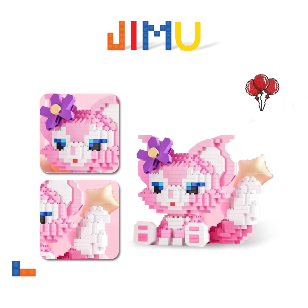 JIMU Mini Block Series Mini Cute Liina Bel Building Block Particle ...