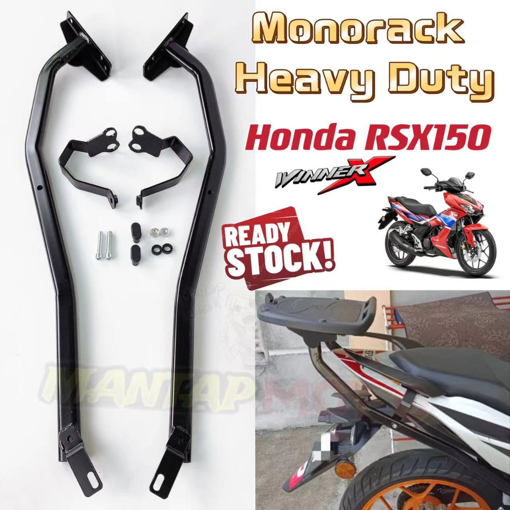 RSX150 RS150 V1 V2 MONORACK HEAVY DUTY TOP BOX RACK ALLOY BOX CARRIER ...
