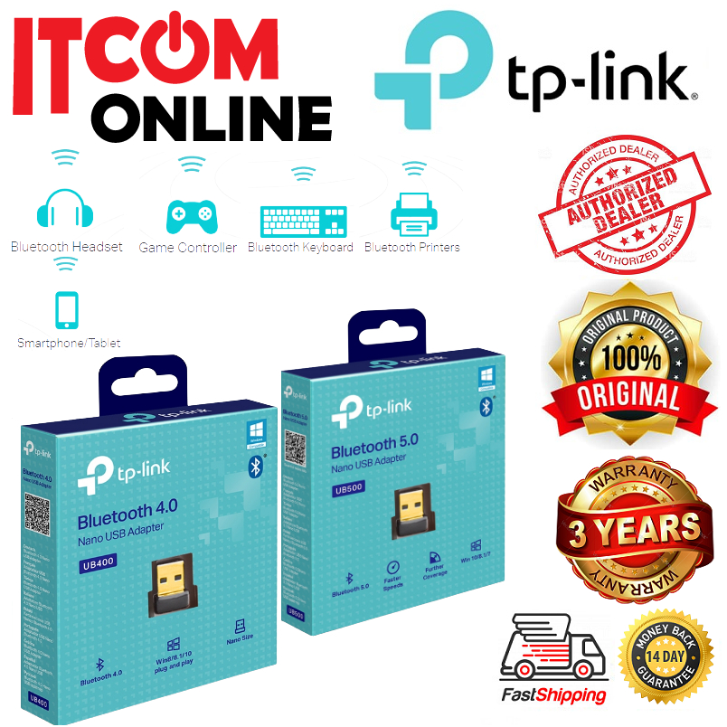 TP-LINK UB400/UB500/UB500 PLUS NANO USB BLUETOOTH V4.0 V5.0 V5.3 ...