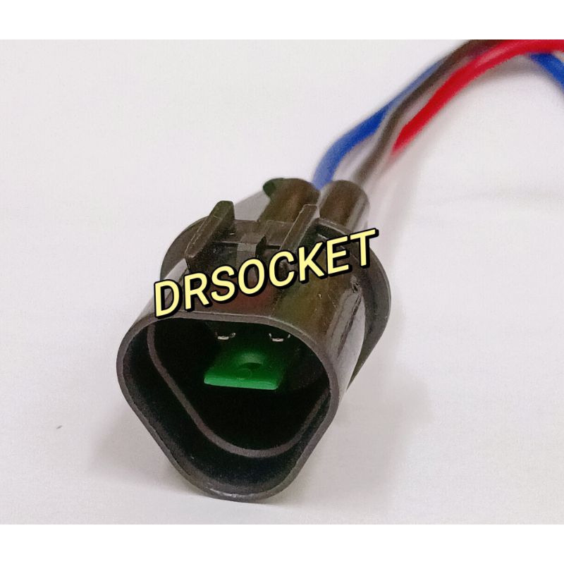 3 PIN PROTON WIRA SATRIA DENSO AMP RADIATOR FAN MOTOR SOCKET CONNECTOR ...