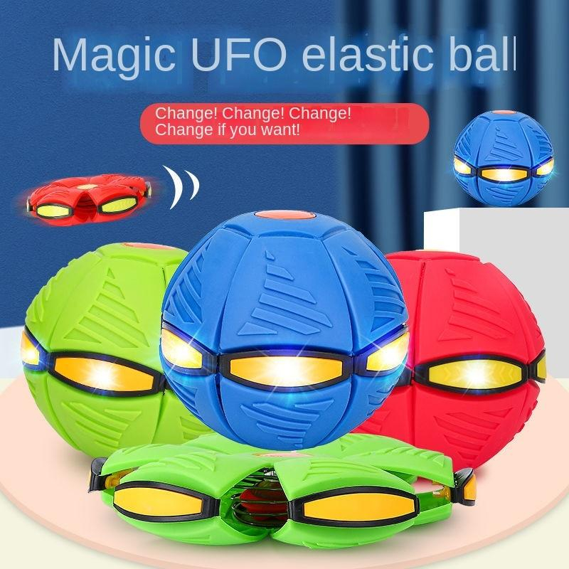 Magic Flying Saucer Ball UFO ball Flat Disc Ball Toy Outdoor Kid Sports ...