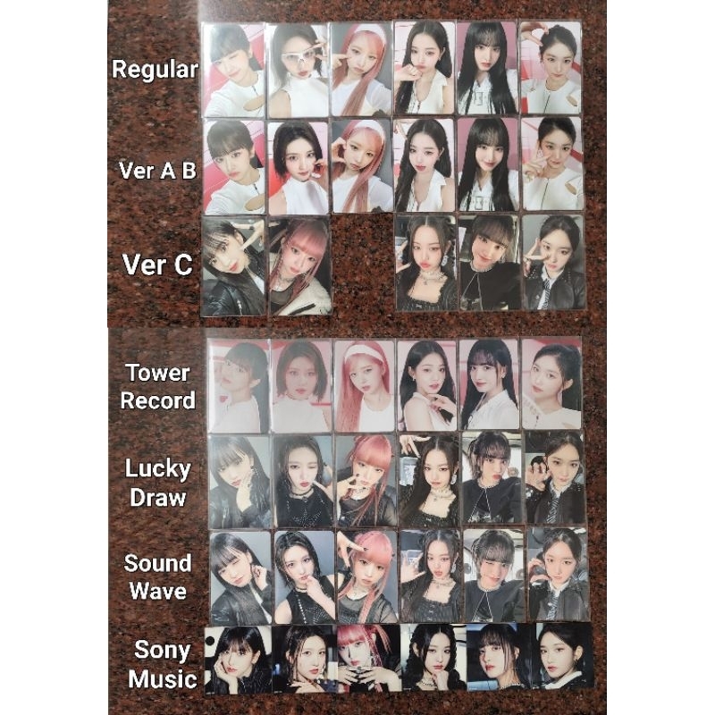 IVE Wave Japan Album Photocard PC POB Tower Record Sounwave 7net HMV Lucky draw | Shopee Malaysia