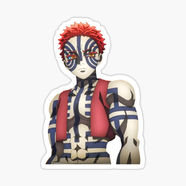 Akaza Demon Slayer Stickers v2 | Shopee Malaysia