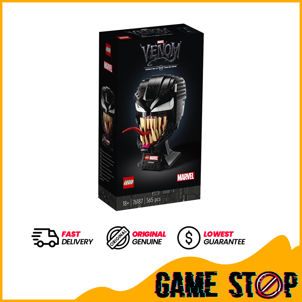 LEGO Marvel Spider-Man Venom Mask Set 76187 Collectible Set - Model Kit ...